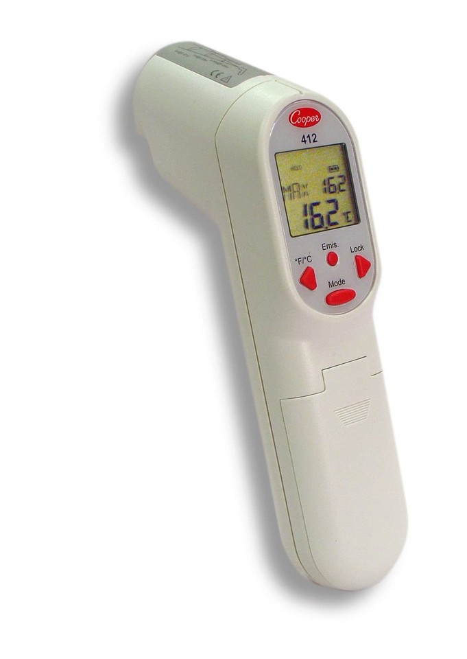 Cooper-Atkins 412-0-8 Digital Infrared Thermometer with Laser and ...