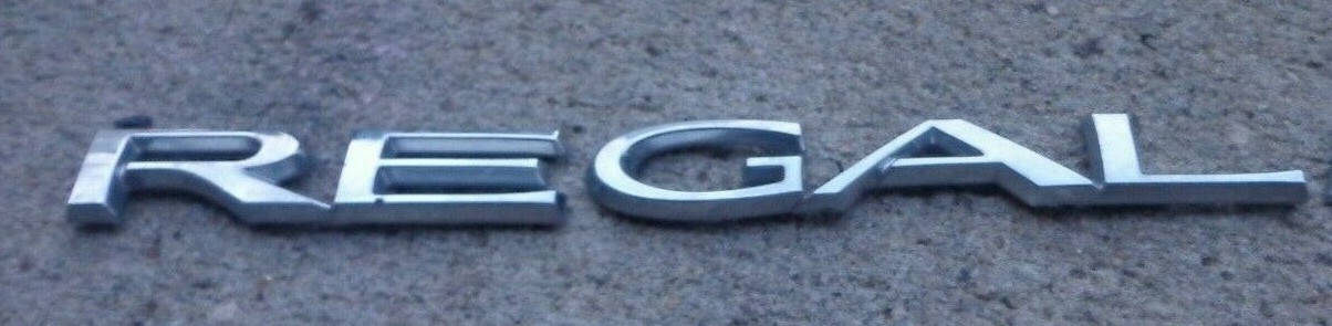 Buick Regal emblem letters badge decal logo rear trunk OEM Genuine ...