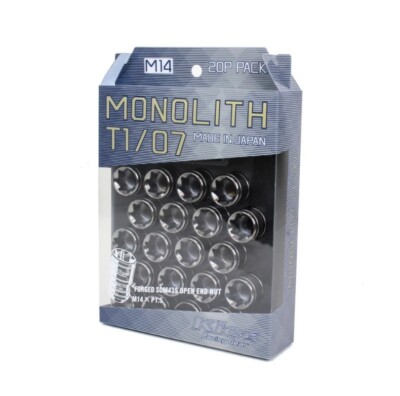 Project Kics Monolith T1/07 Lug Nut Set 14X1.50 20pcs-Glorious Black | eBay