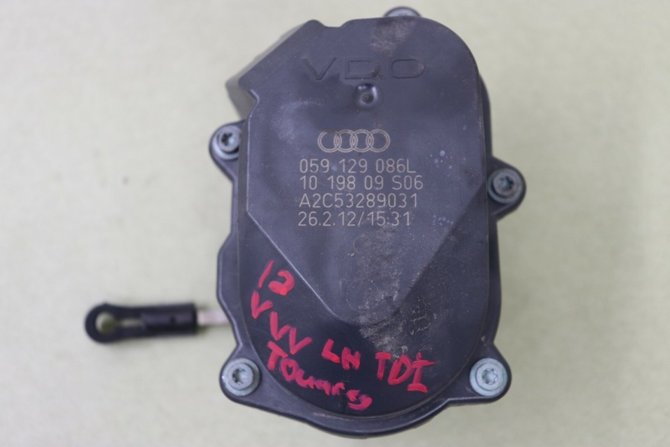 12 VW VOLKSWAGEN TOUAREG TDI MANIFOLD ACTUATOR FLAP VDO FRONT LEFT ...