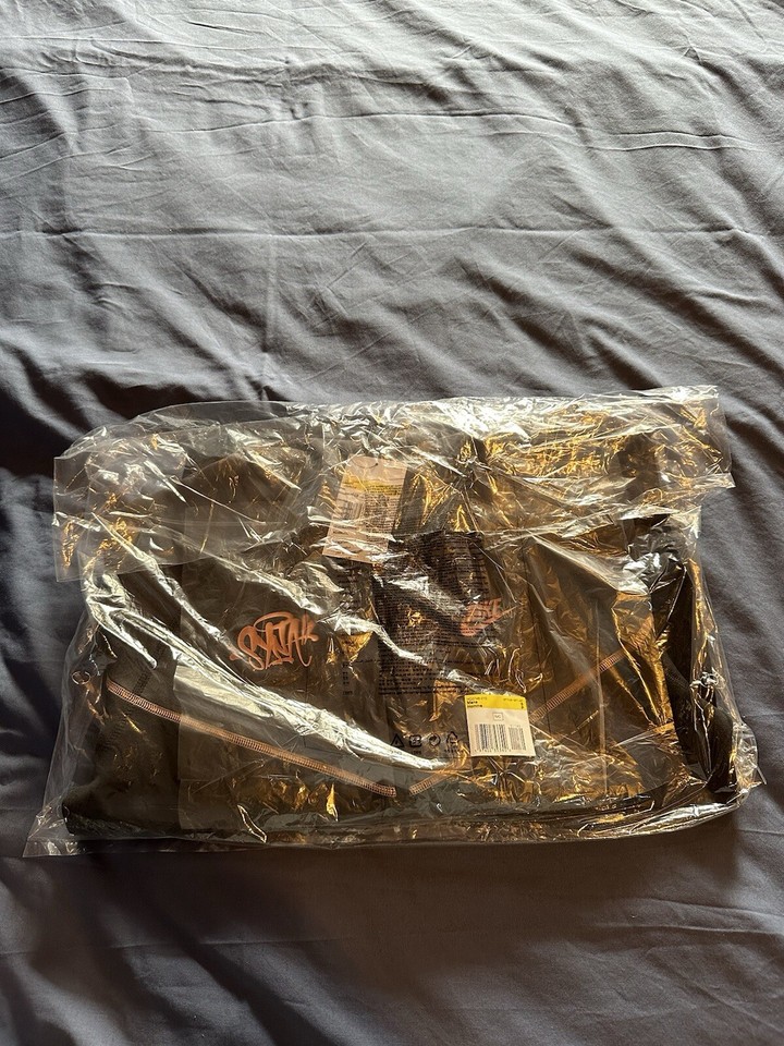 Nike Tech Fleece Full Zip Central Cee Hoodie Syna Black Gold - Size ...