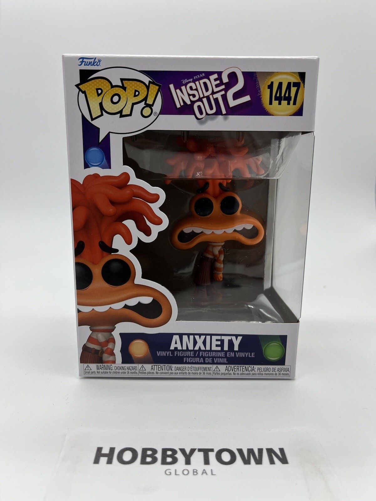 Inside Out 2 Anxiety POP Vinyl Figure #1447 Funko Disney Pixar for sale ...