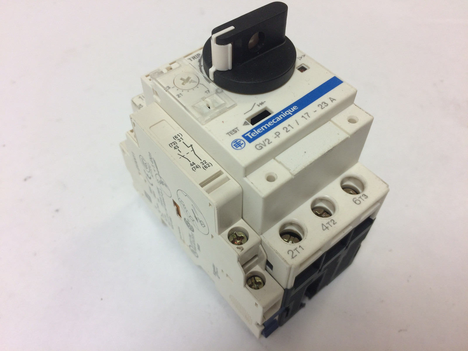 TELEMECHANIQUE GV2-P21 /17-23A MOTOR CIRCUIT BREAKER 690VAC + GVAN11 ...