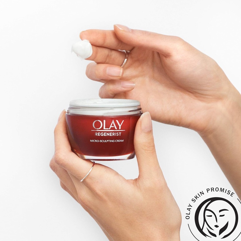 OIL OF OLAY REGENERIST MICRO-SCULPTING CREAM - NEW & AUTHENTIC - 2 JARS ...