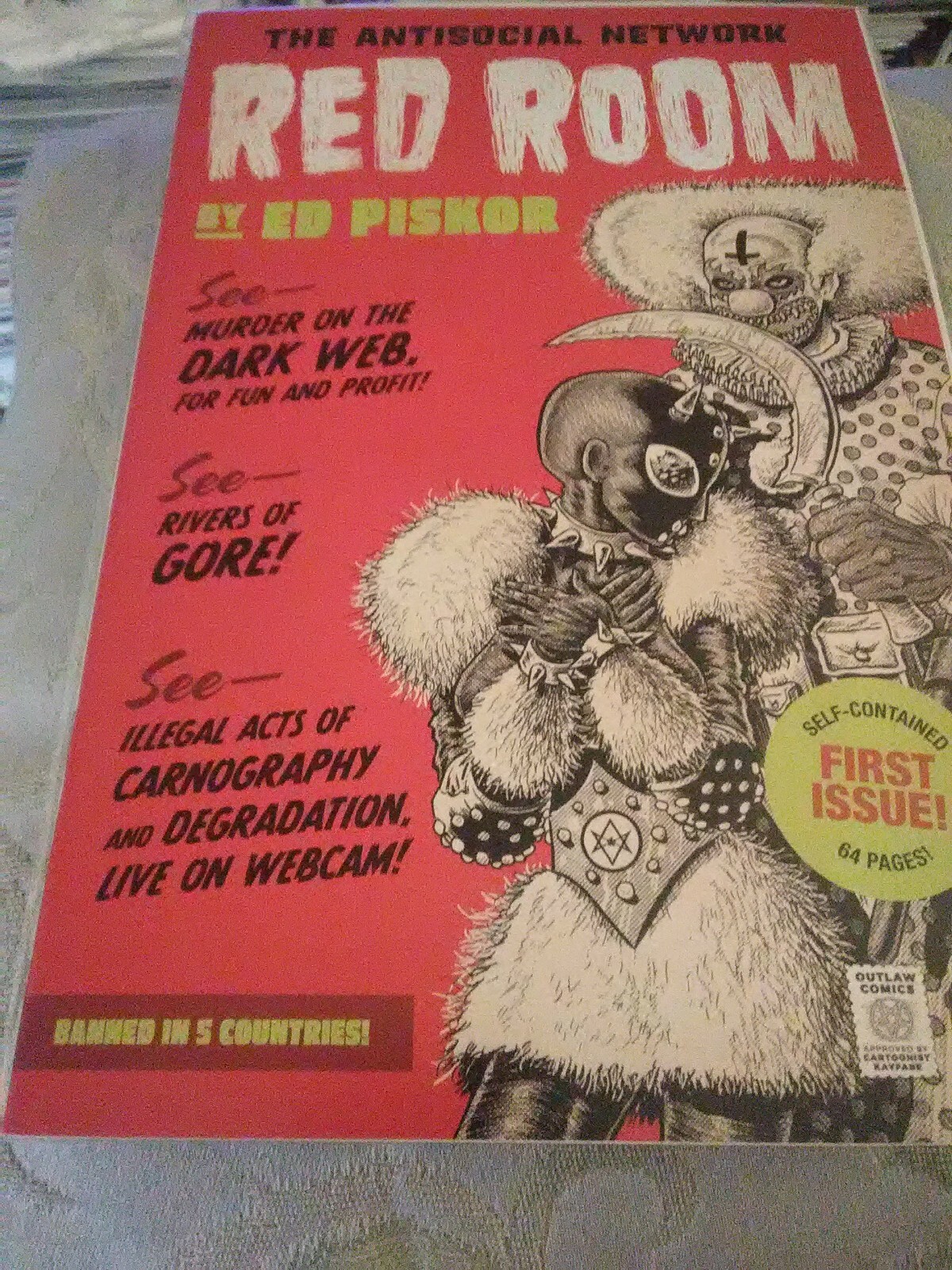 Red Room #1A, Ed Piskor, 2021 | eBay