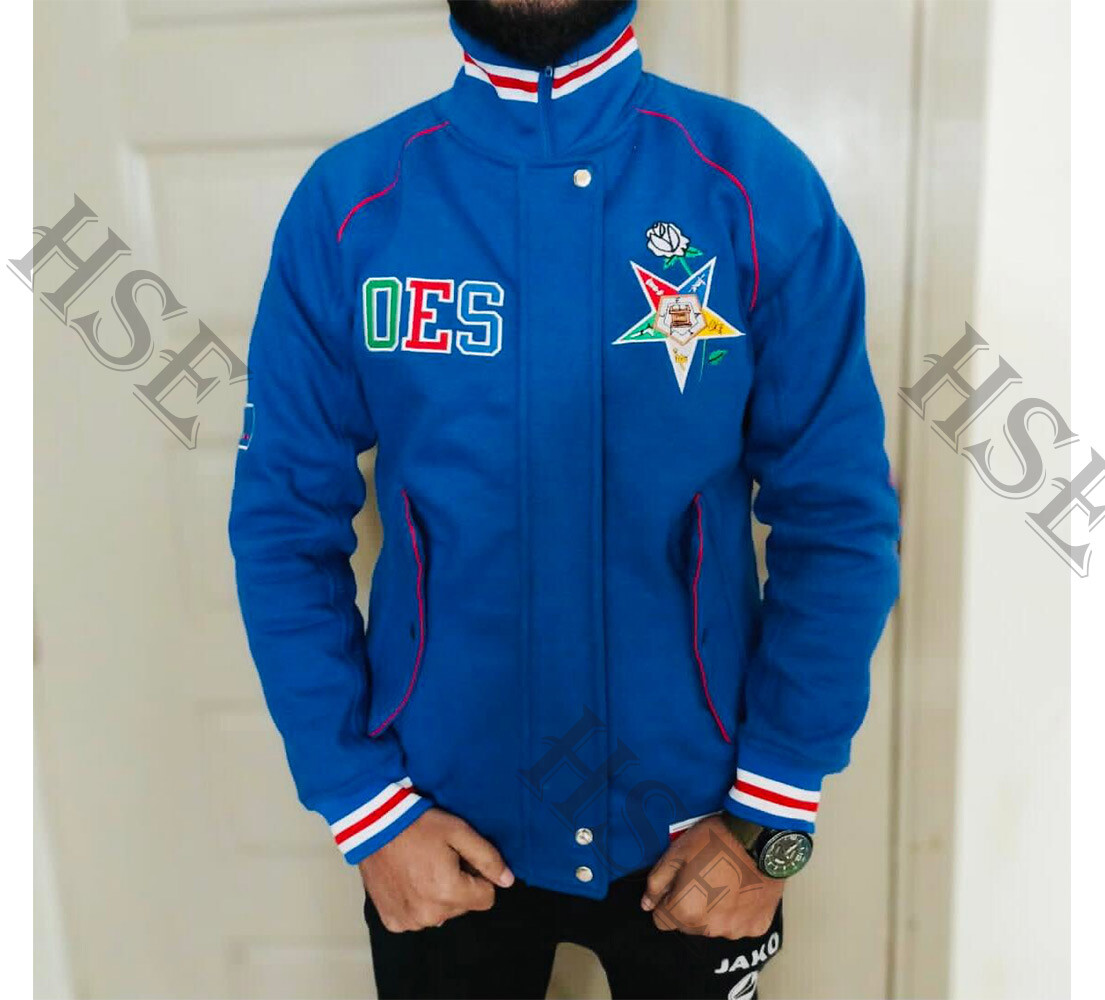 Varsity jackets,OES Jackets,Masonic latter Women Jacket OES ROYAL BLUE ...