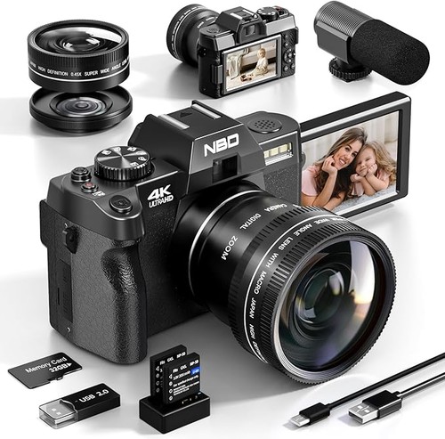 NEW NBD S100 4K HDR 48MP Auto Focus Macro Wide Angle Digital Camera in ...