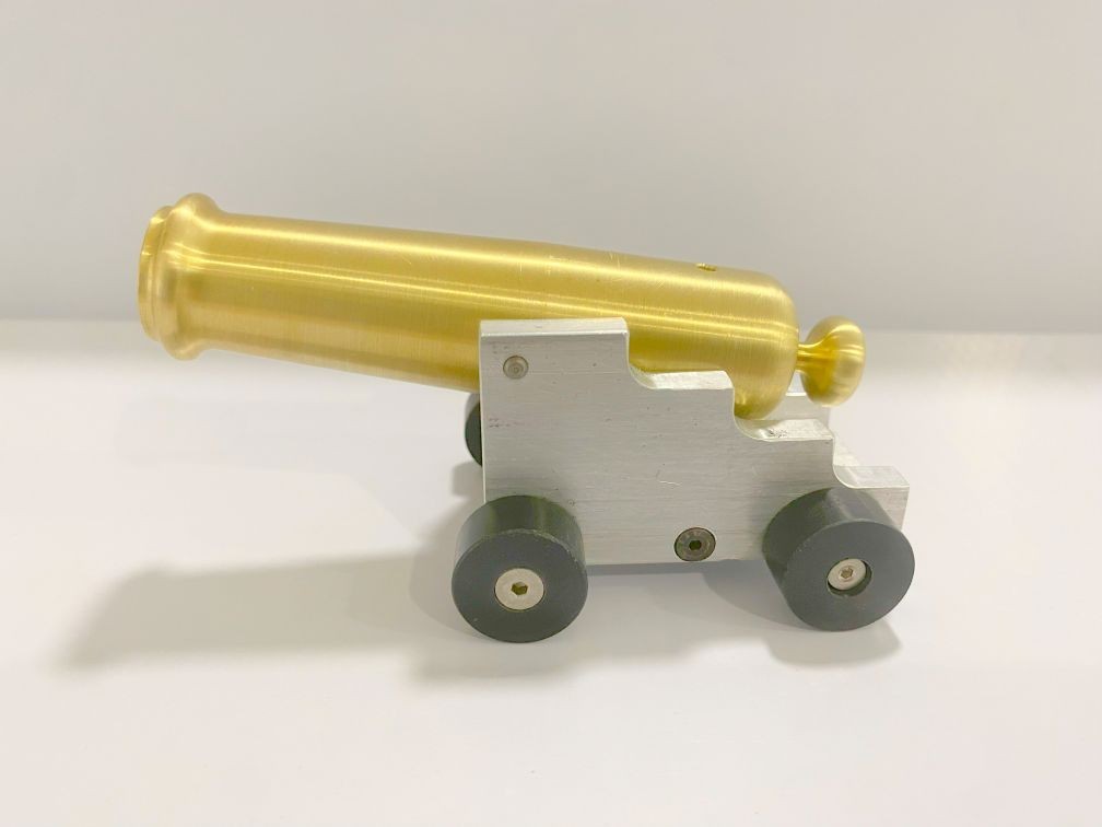 CANNON-BLACK POWDER - FULLY FUNCTIONAL -CNC MADE -NAVAL BRONZE- MADE IN ...