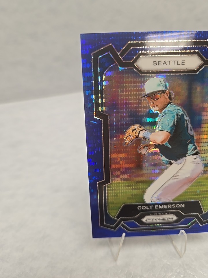 COLT EMERSON 2024 PANINI PRIZM BLUE PULSAR #71/75 CARD | eBay