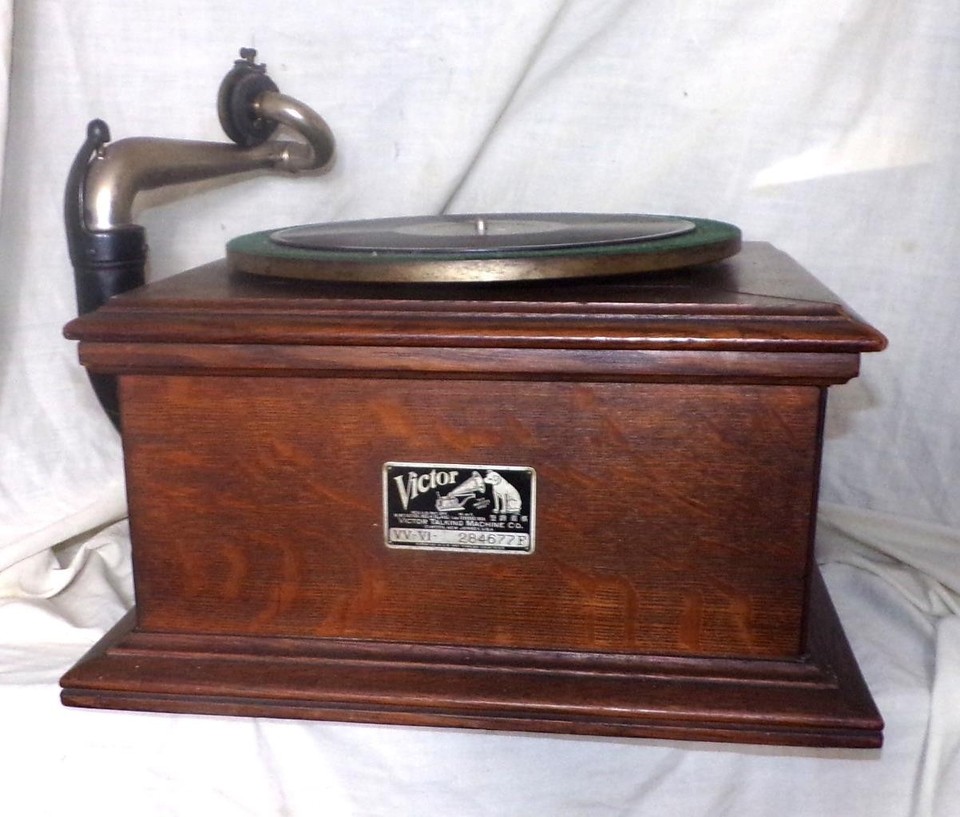 Victor Talking Machine, Victrola VV-VI Oak Case, Working, Looks Good ...