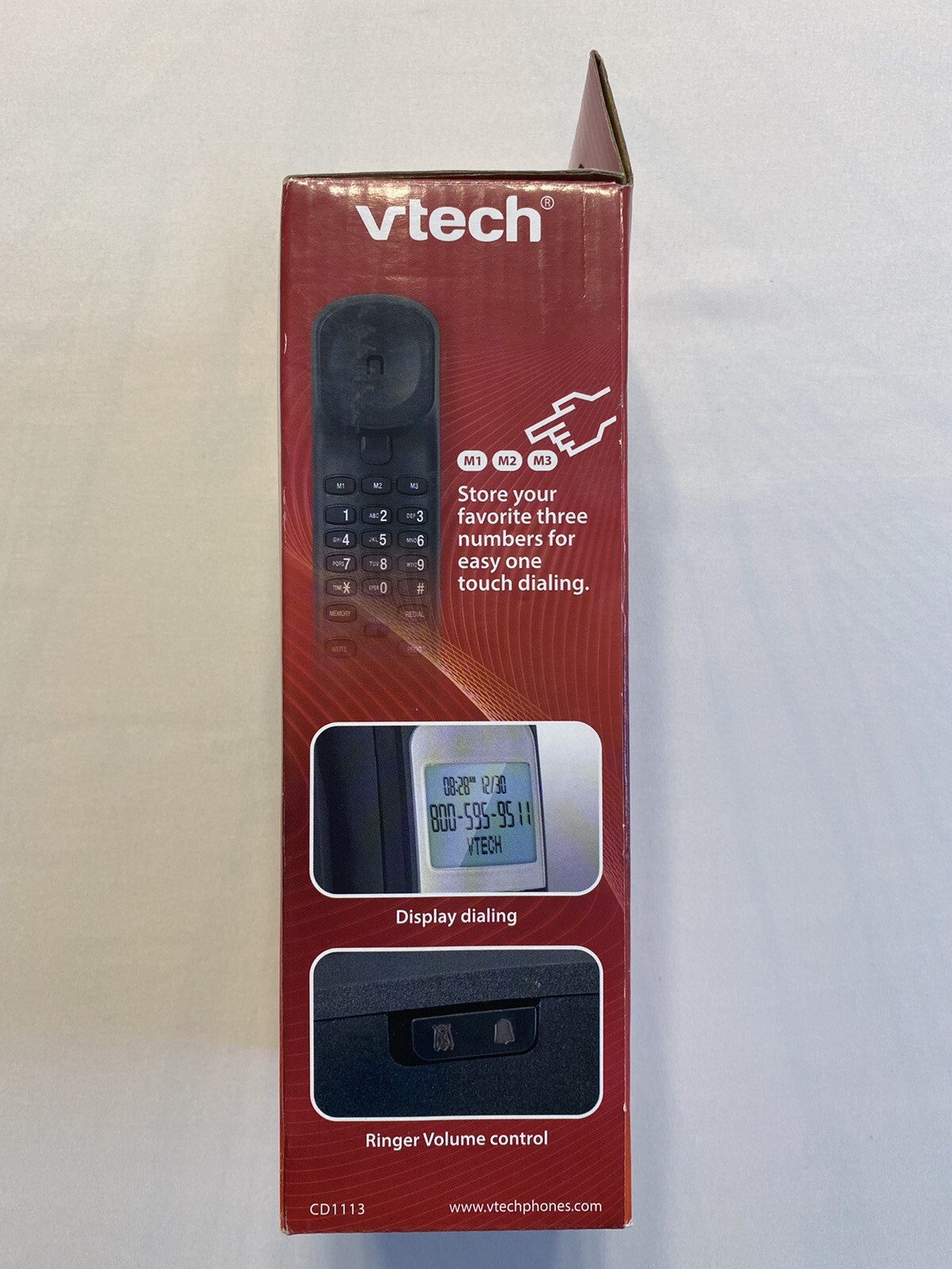 VTech Trimstyle With Caller ID Black CD1113 735078021816 for sale ...