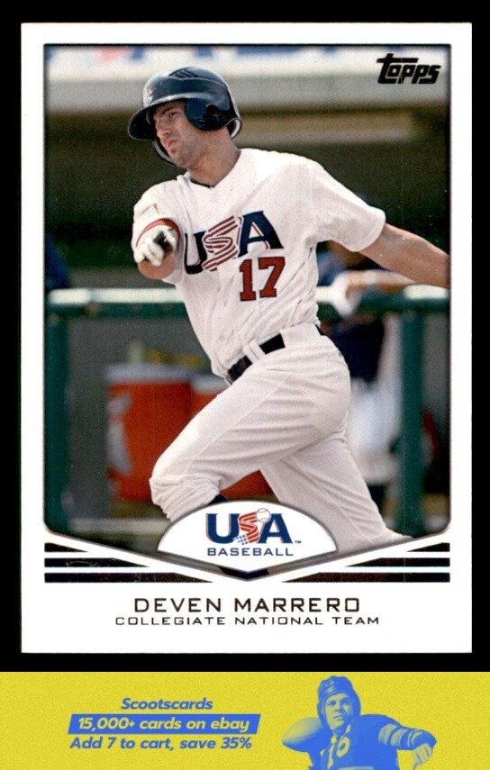 2011 Topps USA Baseball Deven Marrero #USA-13 Collegiate National Team ...