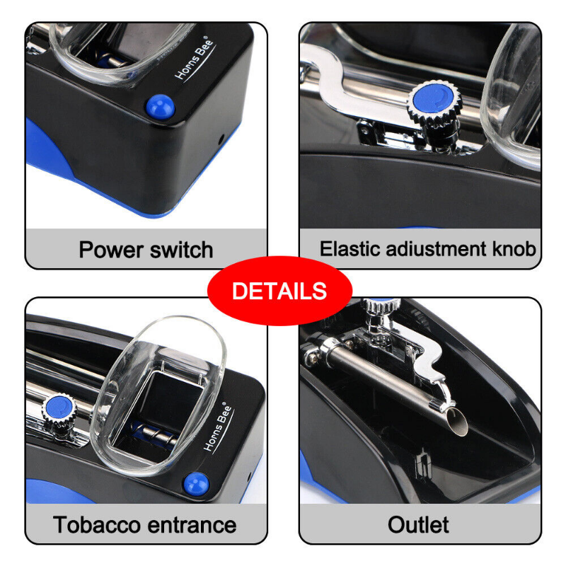 Cigarette Maker Machine Automatic Electric Rolling Roller Tobacco ...