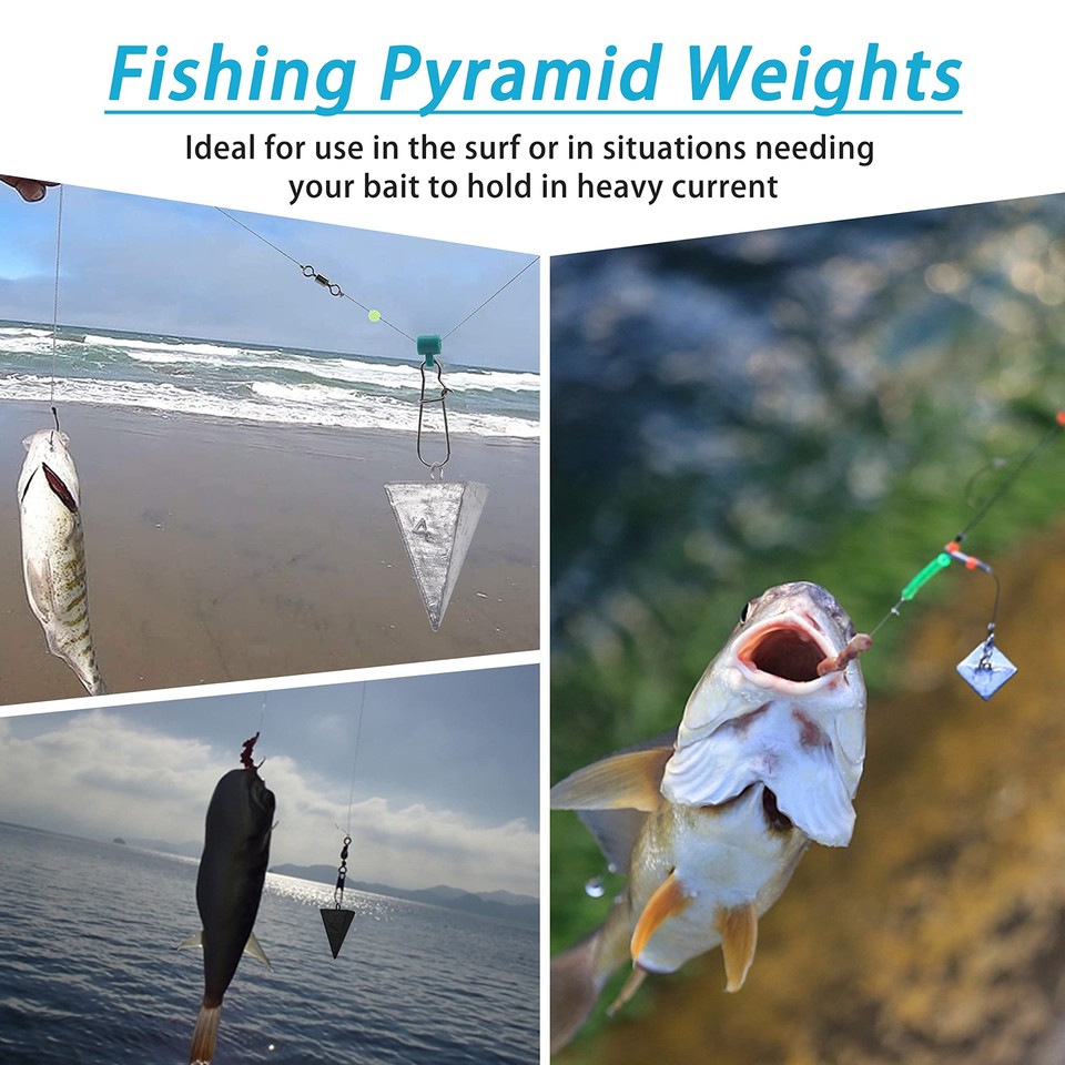 Pyramid Sinkers Fishing Weights Surf Fishing Weights Sinkers Ocean ...