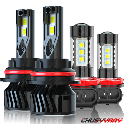 6000K For Chevrolet Cobalt 2005-2010 LED Headlight + Fog Light Bulbs ...