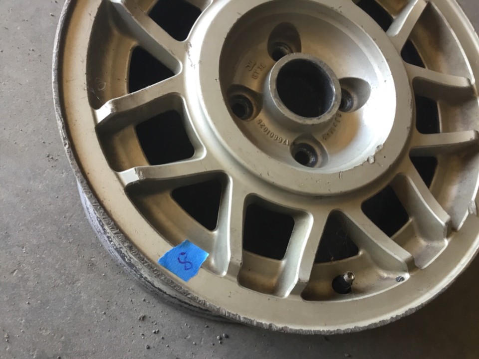 Golf mk1 wheel rim snowflake, Vw rabbit, jetta, scirocco 2 silver gti ...