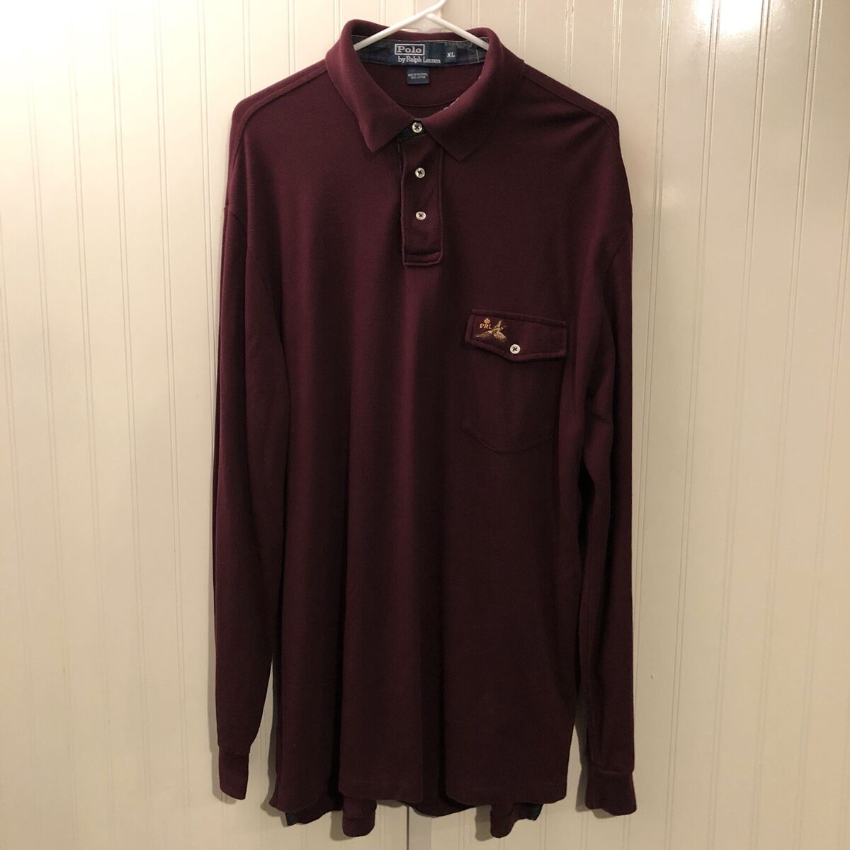 Vintage Polo Ralph Lauren Sportsman Rugby Polo Shirt Plaid Vintage Polo Ralph Lauren Sportsman Rugby Polo Shirt Plaid