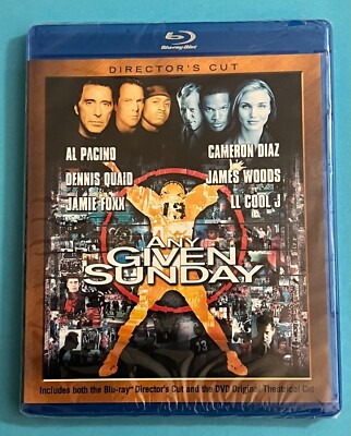 Any Given Sunday - DIRECTORS CUT Blu-Ray New/Sealed | eBay