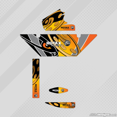 INTREPID EUOROPEAN STYLE ROTAX RADIATOR STICKER KIT - KARTING | eBay