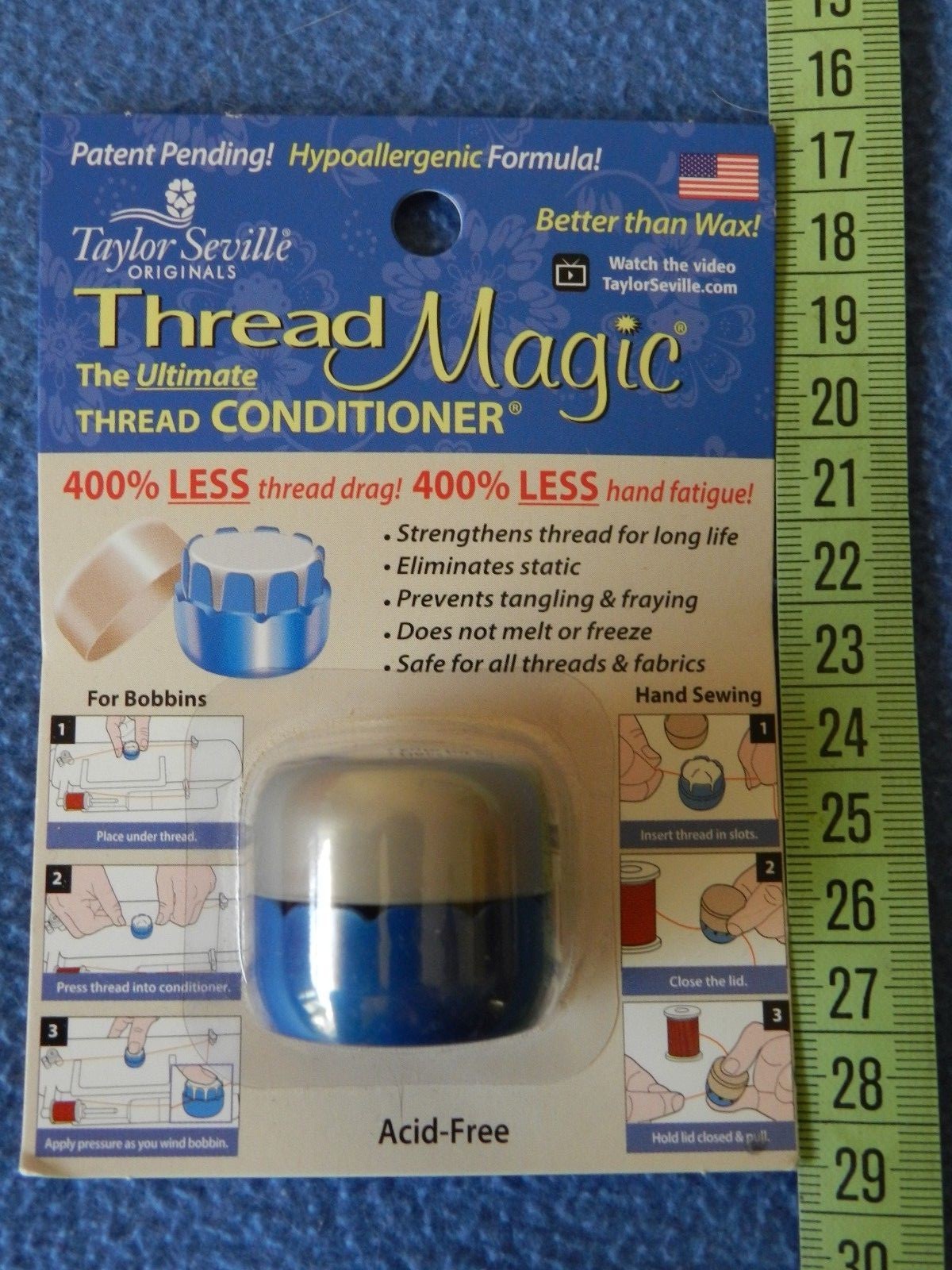 Thread Magic Round - thread conditioner for hand sewing 966152214033 | eBay