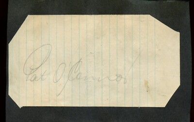 Pat O'Connor Signed Album Page Wrestling NWA Champion | eBay