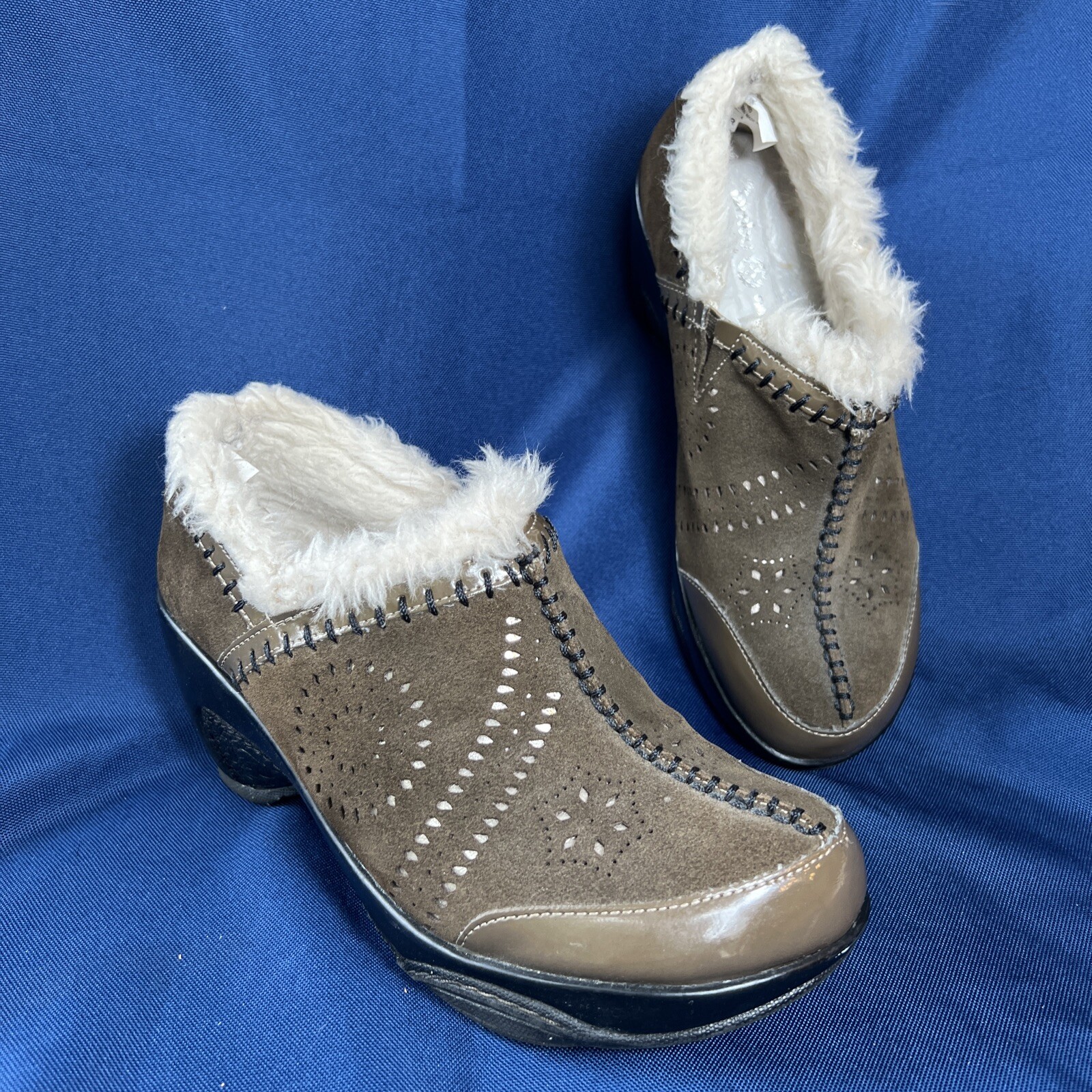 JBU Jambu Faux Fur Lined Galileo Clogs ~Womens 7M~ Sw… - Gem