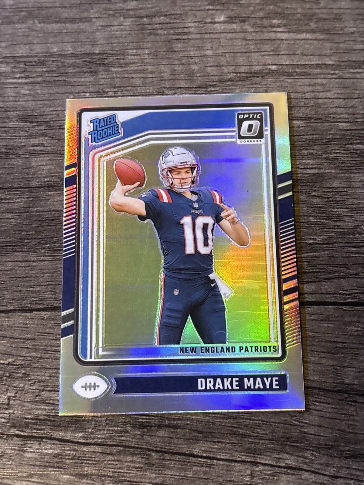 Drake Maye 2024 Optic #229 Holo Price Guide - Sports Card Investor