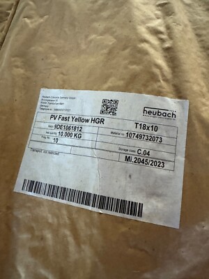 Heubach PV FAST YELLOW HGR PIGMENT YELLOW 191 10KG | eBay
