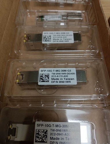 1pcs Genuine Dell Technologies SFP-10G-T-MG-30M-G3 0N61WR SFP-10G-T ...