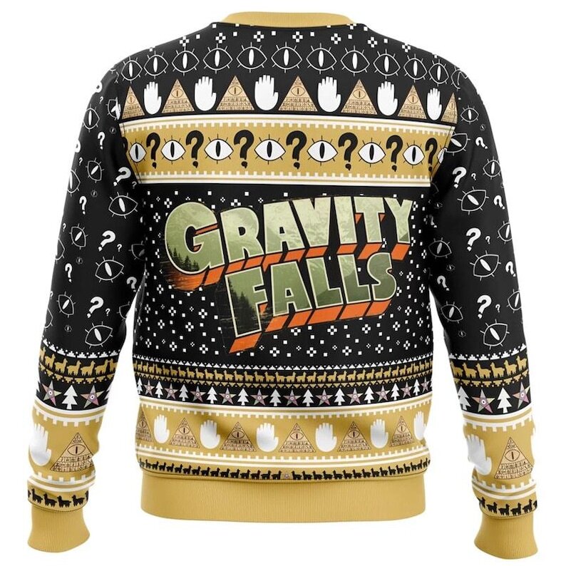 Bill Cipher Gravity Falls Ugly Christmas Sweater, Gravity Falls ...