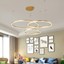 Modern Circle Acrylic Ring LED Pendant Light Living Room Chandelier ...