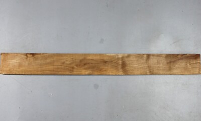 Guitar Neck Blank Ripple Worm-hole Maple Hardwood Luthier Supply 29.3 ...