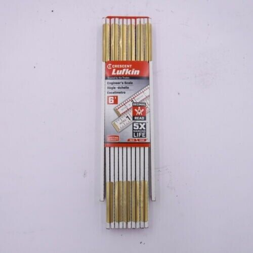 Lufkin 1066DN Wooden Engineer Folding Ruler 5/8 Inch x 6-Foot | eBay