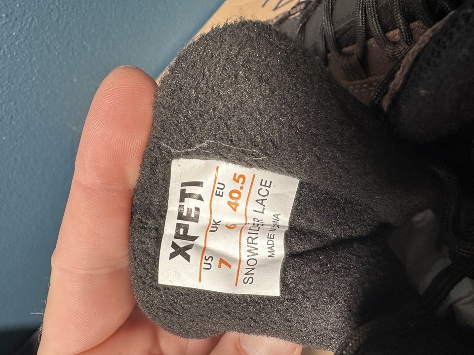xpeti mens snowrider lace size 7 snow boot | eBay