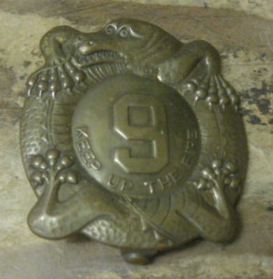 Vintage US Army 9th Infantry Manchu Keep Up The Fire Buckle | eBay