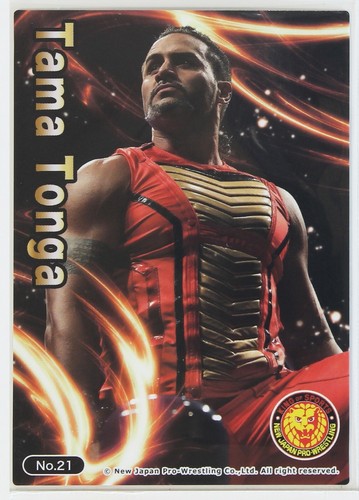 Tama Tonga - New Japan Pro Wrestling + STARDOM Trading Card | eBay