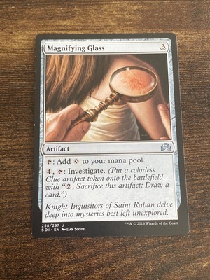 Magnifying Glass 258/297 Shadows over Innistrad Magic The Gathering MTG ...