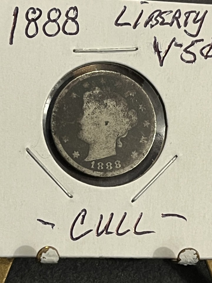 LOT of 11x Diff. Early Better Date CULL Liberty V-Nickels 1883 to 1896 ...