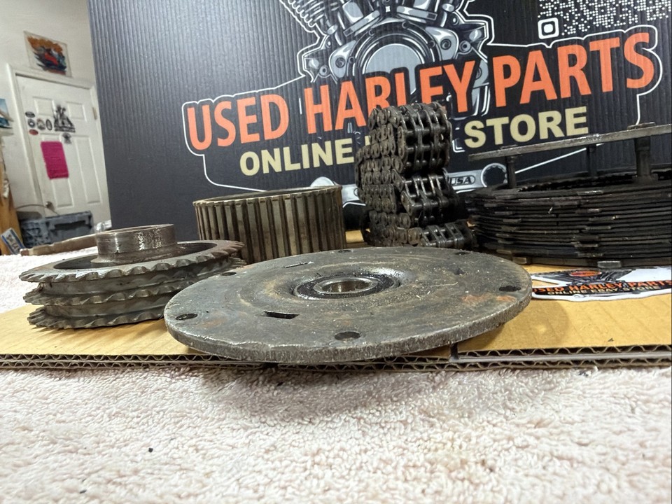 Harley Sportster Ironhead Early Primary Parts Lot 900 Clutch Innards No ...