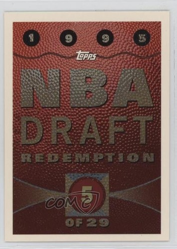 1995-96 Topps NBA Draft Kevin Garnett (Expired Redemption) #5 Rookie RC ...