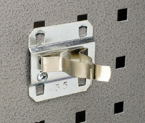Triton Extended Spring Clip Pegboard Hook 2" Projection, Steel ...