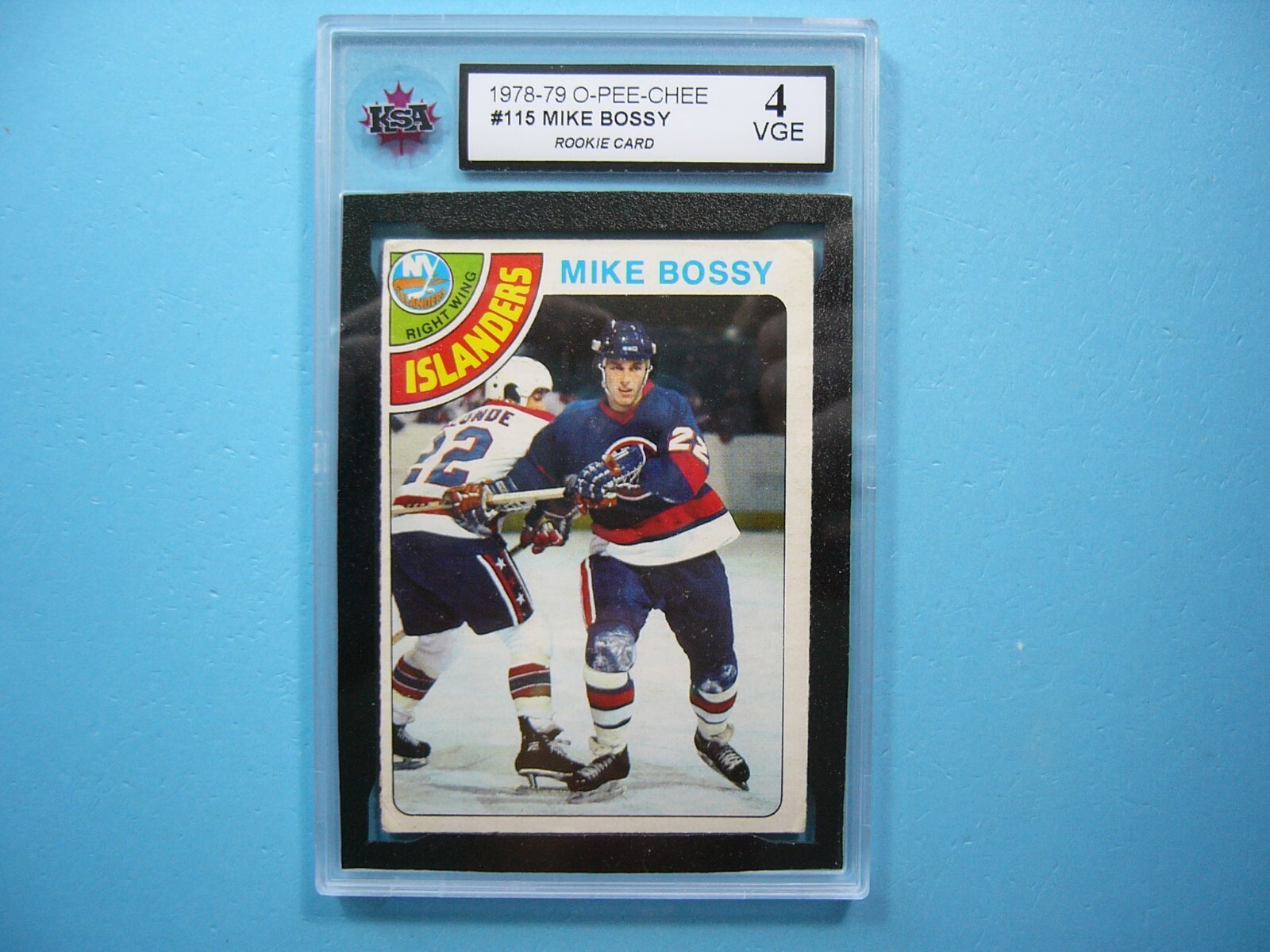 1978/79 O-PEE-CHEE HOCKEY CARD #115 MIKE BOSSY ROOKIE RC KSA 4 VG/EX ...