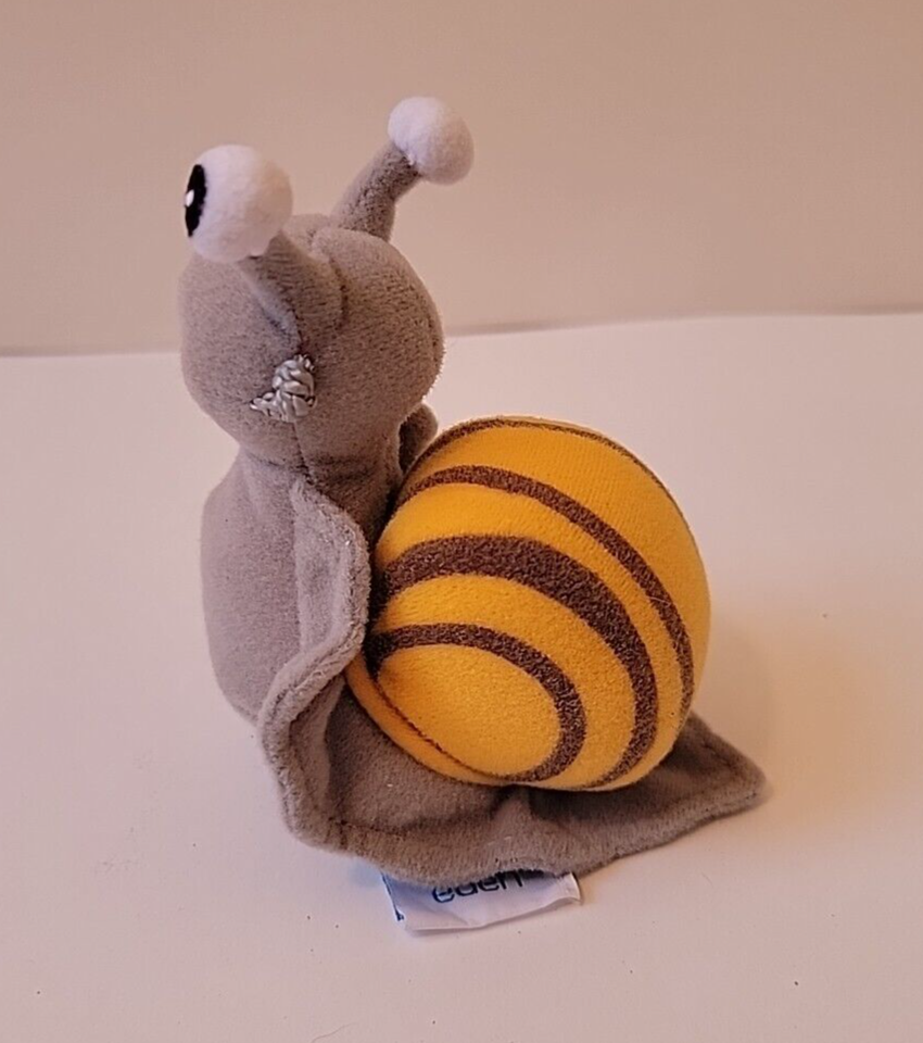 Rare Eden Toys Snail Plush Friend of Franklin The Turtle Finger Puppet ...