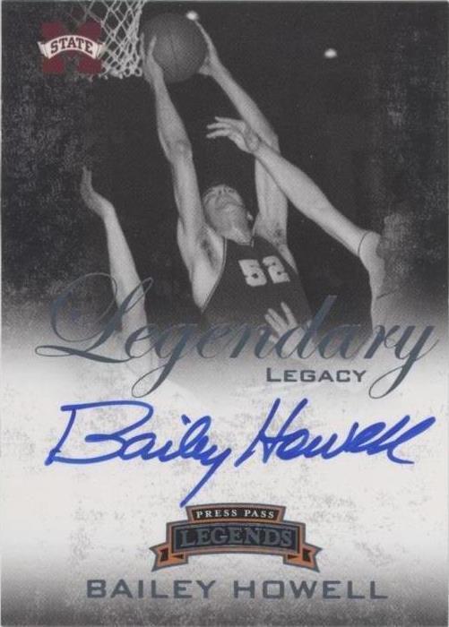 2008-09 Press Pass Legends - Legendary Legacy Bailey Howell #LL-BH ...
