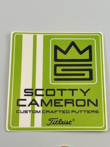 New Scotty Cameron Lime Green Hi Performance Putter Sticker Decal ...
