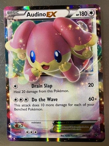 Audino EX card 84/124 Ultra Rare XY Fates Collide Pokemon TCG Near Mint ...