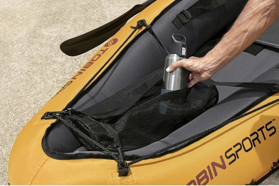 10 ft 2 Person Tobin Sports Wavebreak Kayak tandem paddles and pump ...