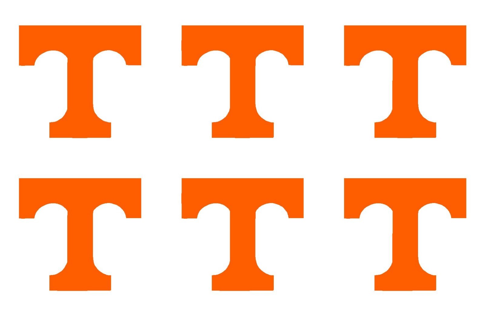 TN Vinyl Decal Stickers Tennesse T Vols Window Small Set of 6 | eBay