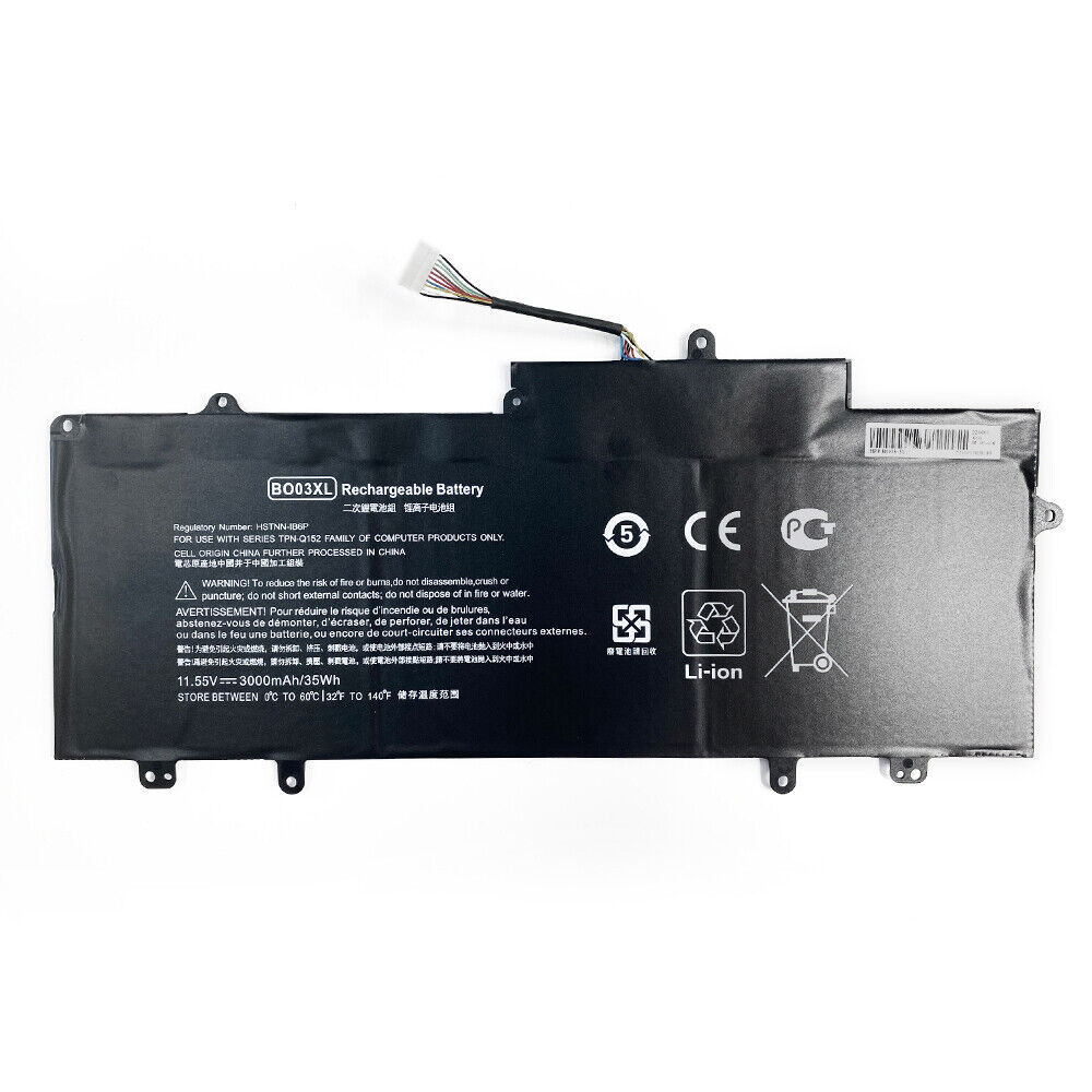 BO03XL Battery for HP Chromebook 14 G3(L8C14ES) 14 G3(L8A20ES) 14 G3 ...
