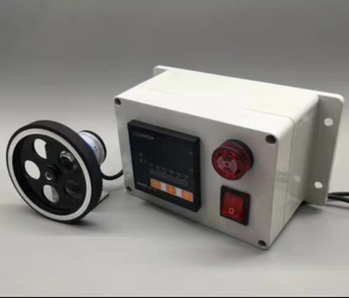 Roller Type Electronic Induction Length Measuring Alarm Automatic Meter ...